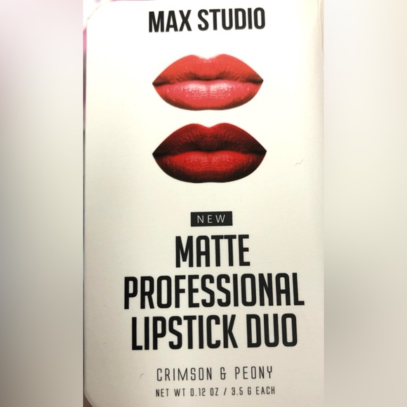 Max Studio | Makeup | 2pack Max Studio Professional Matte Lipstick Duo ...